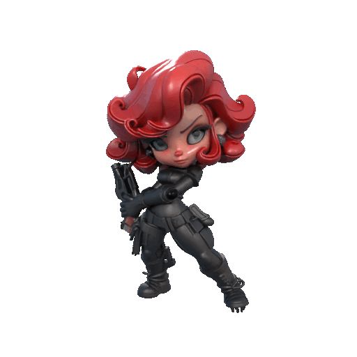 👾 Black Widow 3D Digital Model・ STL File for 3D printing・Cults
