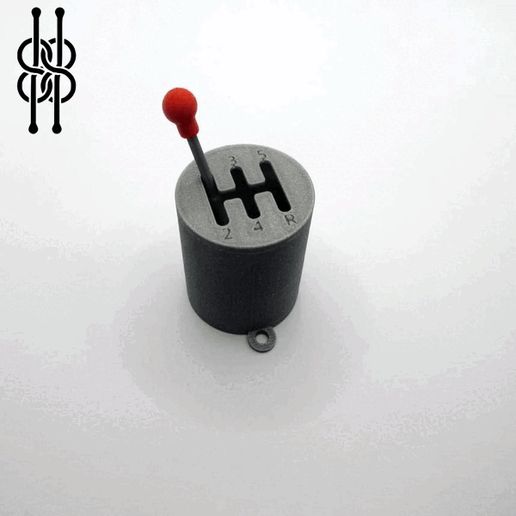 STL file Gear shift Keychain / Keyring- THE ORIGINAL ONE ⚙️ ・3D ...