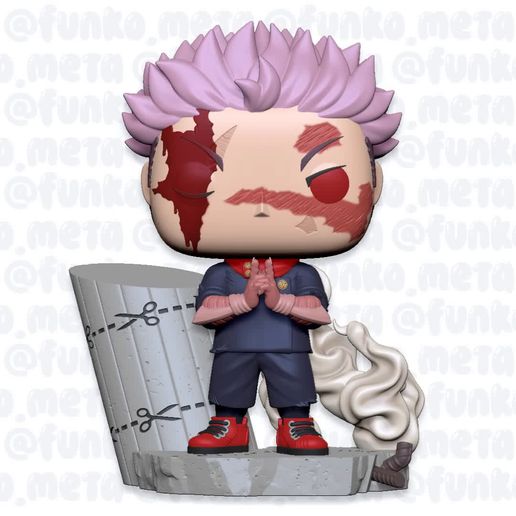 🧙 Jujutsu Kaisen Yuji Itadori Domain expansion POP fanart ~digital .stl ...