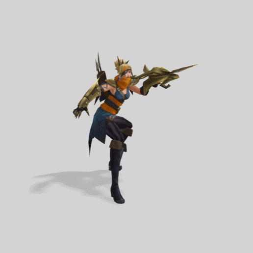 STL file Corsair Quinn League of Legends 3D print model 🎲 ・3D printing ...