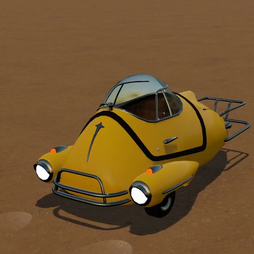 🚗 Fallout 4-76 Fusion Flea・ STL File for 3D printing・Cults