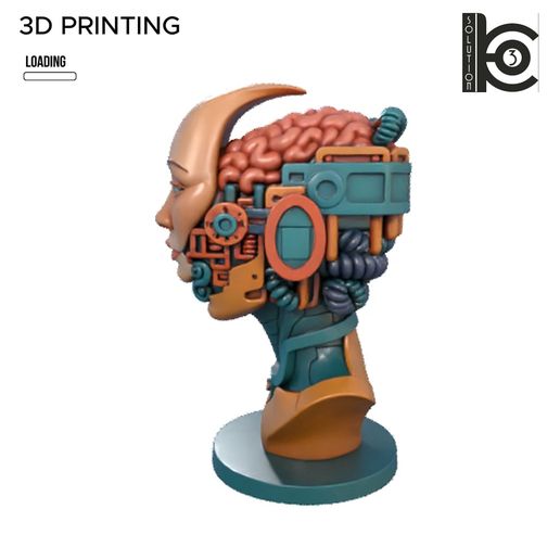 👤 Cyber Oracle - 3D Model for Printing・ STL File for 3D printing・Cults