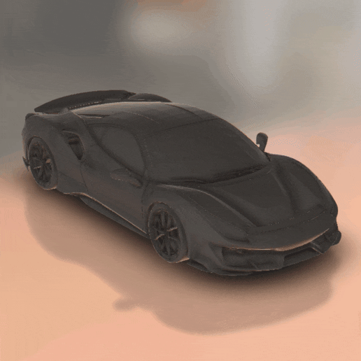 🏎️ Ferrari 488 Pista 2020・ 3D File for 3D printing・Cults