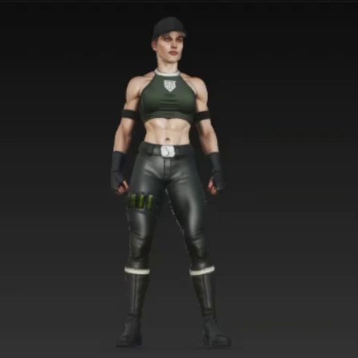 🕹 Sonya Blade・ STL File for 3D printing・Cults