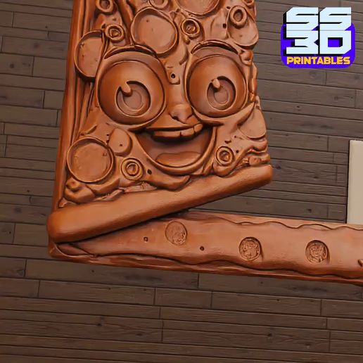 STL file Pizza Cartoon Frame CNC and 3D printable 🍕 ・Template to ...