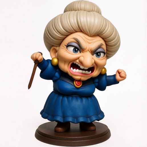 👹 Yubaba 3D Printable Model Ghibli, Spirited Away character・Free STL ...