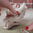 3D file Doomsday Dragon Wall Mount, Print in Place, by Pretzel Prints ...