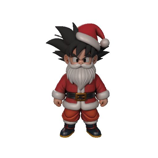 🎄 Goku christmas (small)・ STL File for 3D printing・Cults
