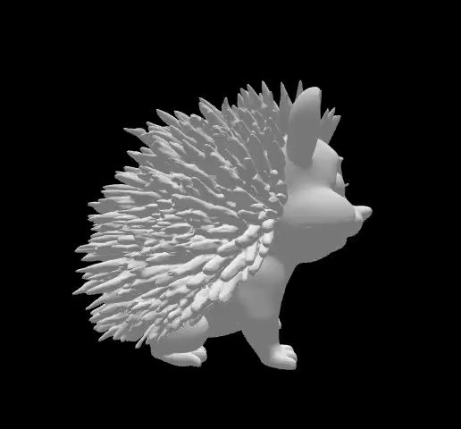 STL file Cute Cartoon Hedgehog 🦔 ・Template to download and 3D print・Cults