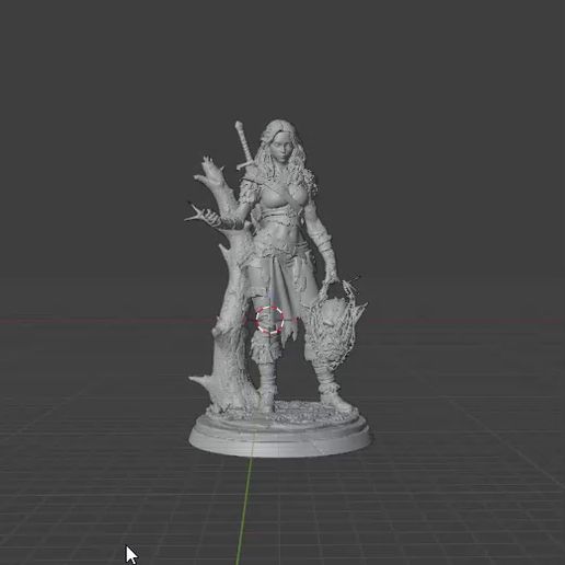 🎲 The Conquest Barbarian・Free STL File for 3D printing・Cults