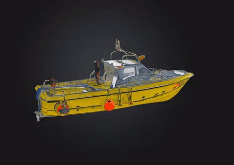 3D file DiB Boat Stl Obj Glb for 3D Printer 🛥️ ・Template to download ...