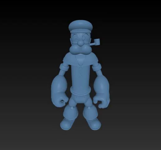 🔦 Popeye The Sailor (Classic Version)・ STL File for 3D printing・Cults