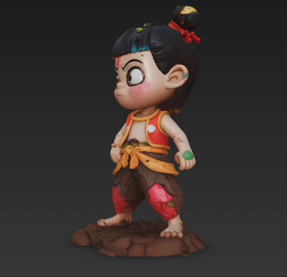 👾 Nezha #NezhaFigure_哪吒・ STL File for 3D printing・Cults