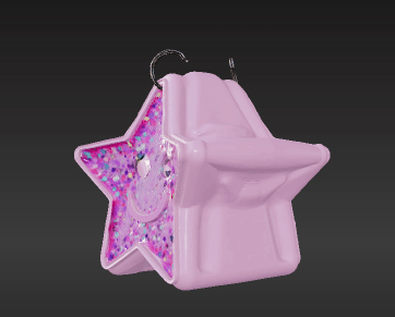 🗝️ Glittery J-Pop K-Pop Inspired Charm - Smooth Glossy Fan Merch ...