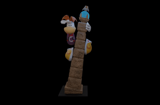 🎲 Rayman 3 Leptys Statue・Free STL File for ・Cults