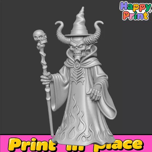 💀 Cthulhu-style wizard・ STL File for 3D printing・Cults