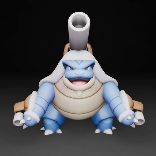 🚰 Mega Blastoise from Pokémon / Mega Blastoise from Pokémon・ OBJ File ...