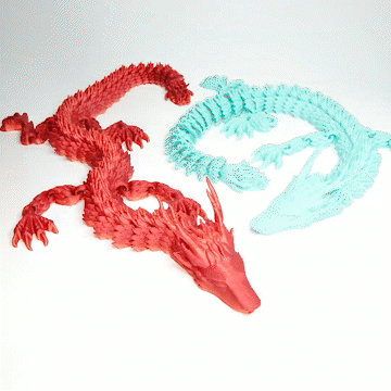 🐱 Cat Dragon - Print-in-Place・ 3D File for 3D printing・Cults