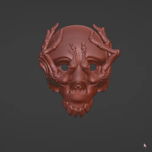 Hand Mask・Free STL File for 3D printing・Cults