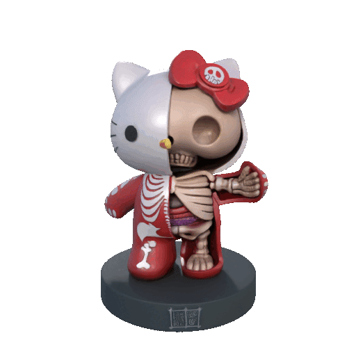 👋 Hello Kitty - XXRAY Dissection Series(Figura imprimible en 3D de una pieza)・Archivo STL Gratis ...