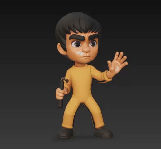 animation bruce lee