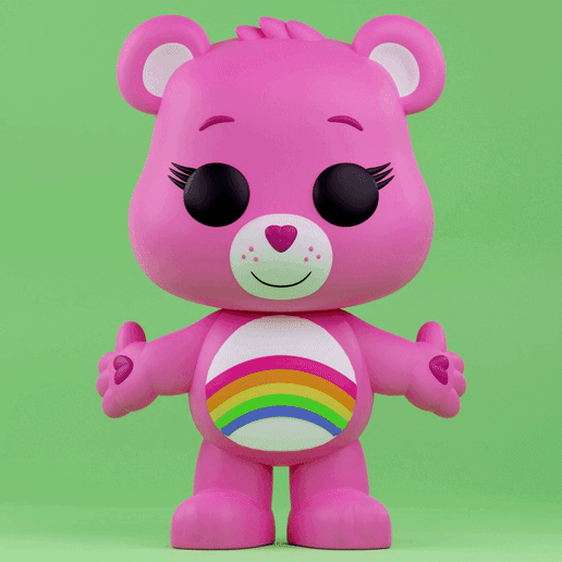 🐻 Cheer Bear funko pop from the Care Bears franchise・ STL File for 3D ...