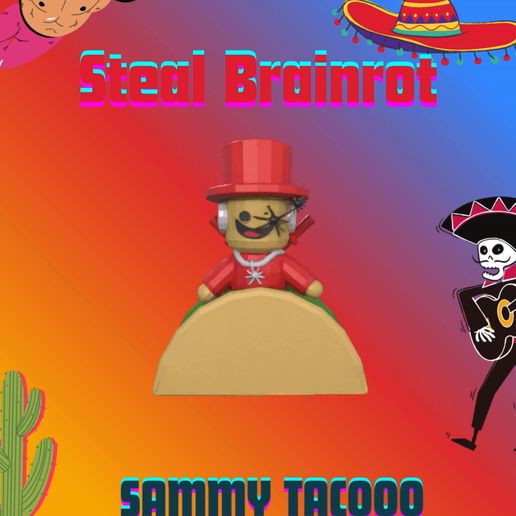 🌮 Taco Tuesday -- X 6 pack・ STL File for 3D printing・Cults