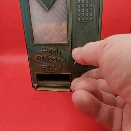 🍬 Fallout Mentats Vending Machine Candy Dispenser・ STL File for 3D ...