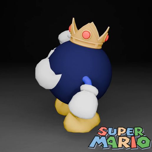 🤴 King Bob-omb from Super Mario 64 / Rey Bob-omb from Super Mario 64 ...
