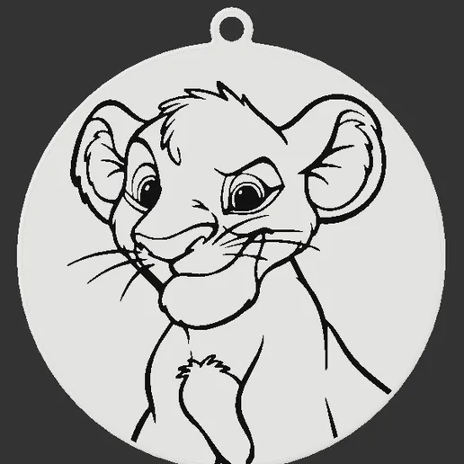 young simba coloring pages