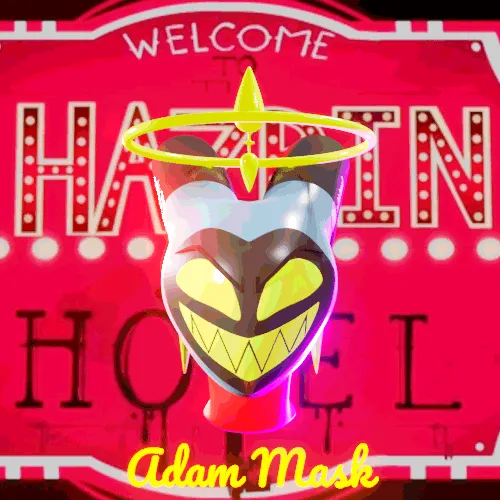 🏨 Adam Mask - Hazbin Hotel Cosplay・Free STL File for 3D printing・Cults