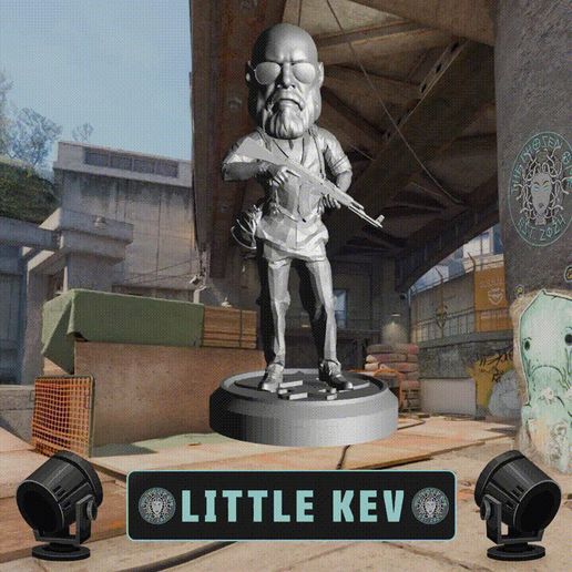 STL file ByTC1 | Little Kev | AK47 - Standby | Counter Strike 2 🦸 ・3D ...