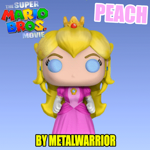 👸 Super Mario Bros - Princess Peach Funko POP・ STL File for ・Cults