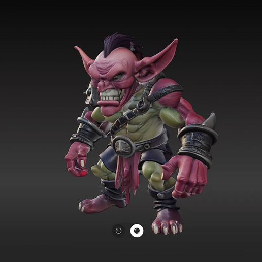 👺 Goblin - World of Warcraft Style・ STL File for 3D printing・Cults