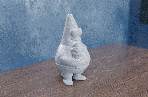 ⭐ Chibi Patrick Star・Free STL File for 3D printing・Cults