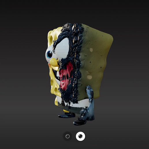 🎃 SpongeBob Venom・Free STL File for 3D printing・Cults