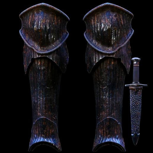 🦵 SOUL OF CINDER Cosplay Leg Armor STL Fan Art Model・ STL File for 3D ...