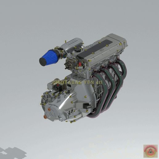 🥄 CIVIC B16 - GEARBOX・ STL File for 3D printing・Cults