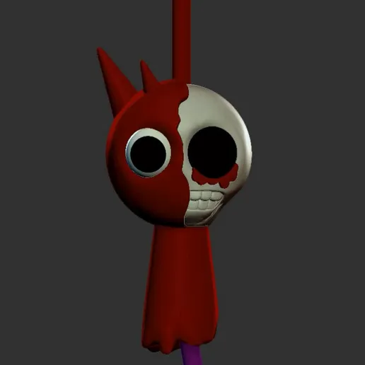 STL file Pack Sprunki Incredibox Jevin Blue,pinki Horror,Red,Raddy,Sky ...