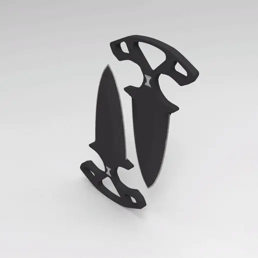 🔪 Shadow daggers knife Counter Strike CS2・ 3MF File for 3D printing・Cults