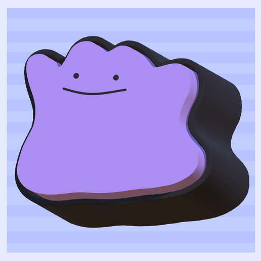 👌 Ditto fidget clicker pokemom・ STL File for 3D printing・Cults