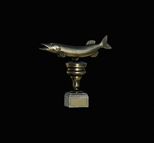 🐠 fish NORTHERN PIKE (ESOX LUCIUS) trophy cup 2 for 3d printing・ 3D ...
