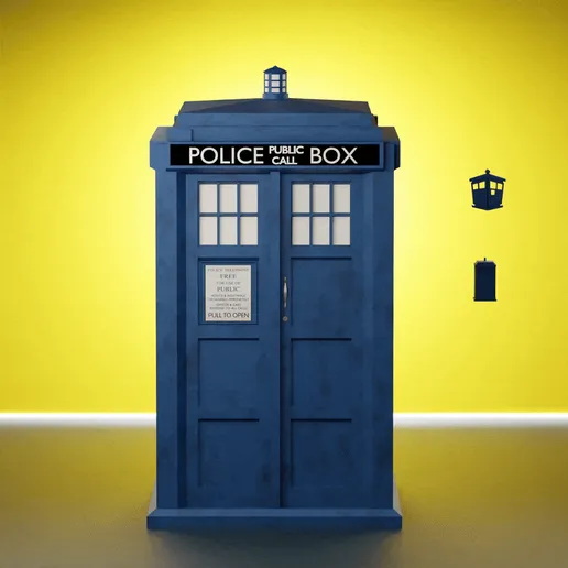 📦 MTG Tardis deck box Compatible with Commander decks #001・ STL File ...