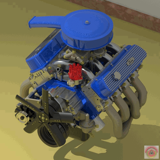 ford 385 engine block