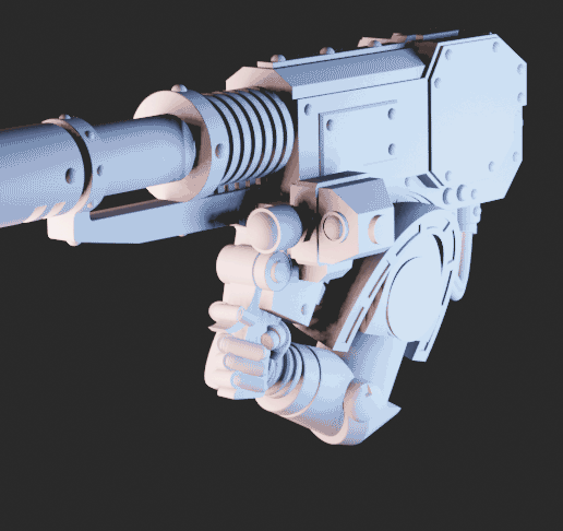 🛰 MK 4 SPACE KNIGHT SHOULDER LASER BLASTER・ 3D File for 3D printing・Cults