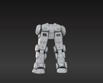 🦵 Printable Mech Leg – Simplified Robot Limb with Exposed Mechanics ...