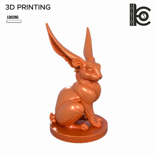 🐇 Mythical Long-Eared Hare - 3D Model for Printing・ STL File for 3D ...