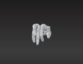 Articulated Robotic Hand STL – Print-in-Place Finger Movement・ STL File ...