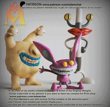 🎮 Ickis,Krumm and Oblina - Aaahh!!! Real Monsters -Classic Cartoon ...