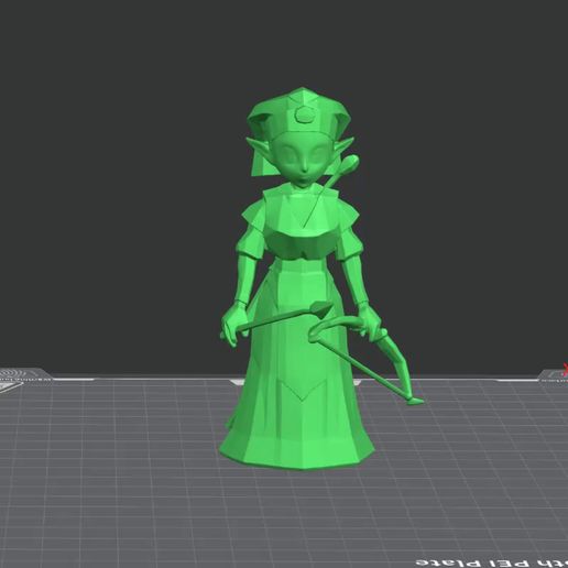 👾 Zelda figure・ STL File for 3D printing・Cults